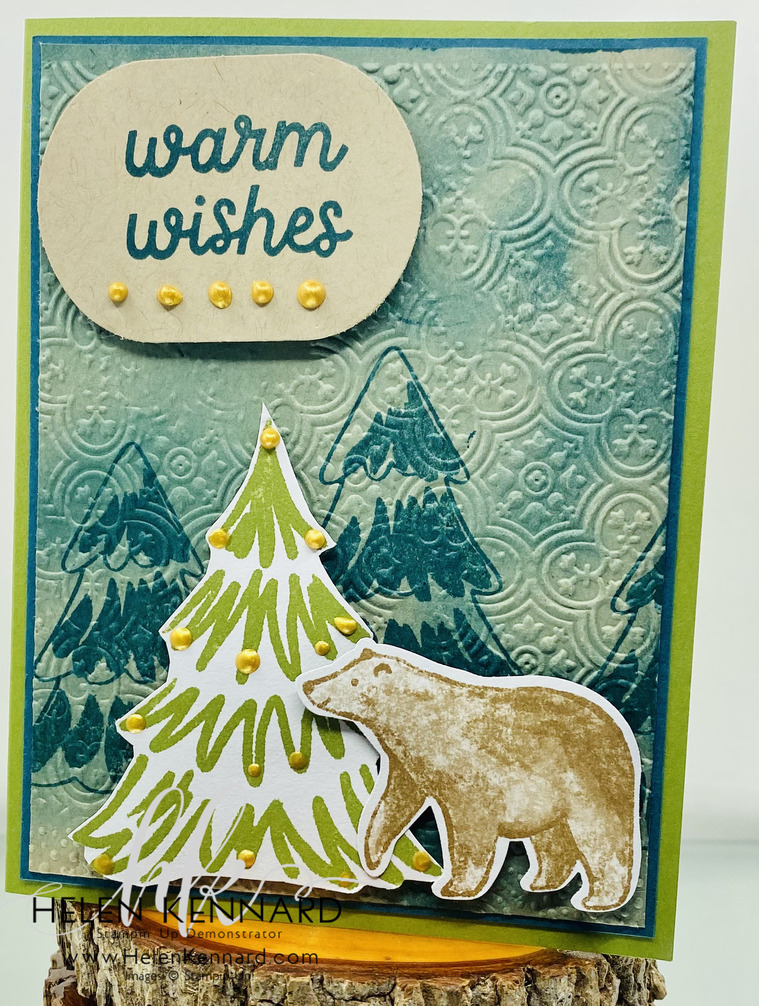 Warm Wishes Christmas Card - HelenKennard.com - Helen Kennard, Stampin ...